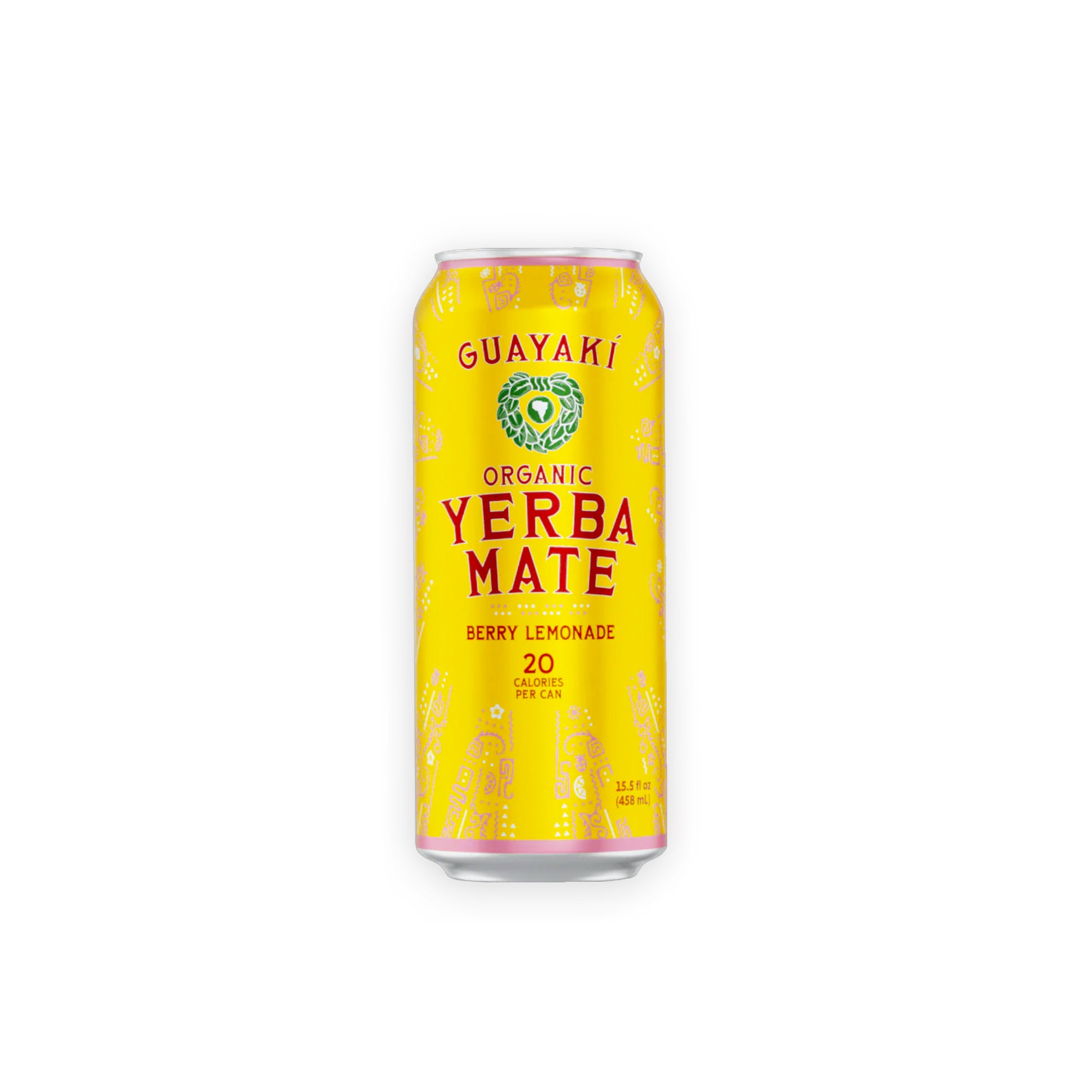 Guayaki Organic Yerba Mate Berry Lemonade 15.5oz Can | The Bottle ...